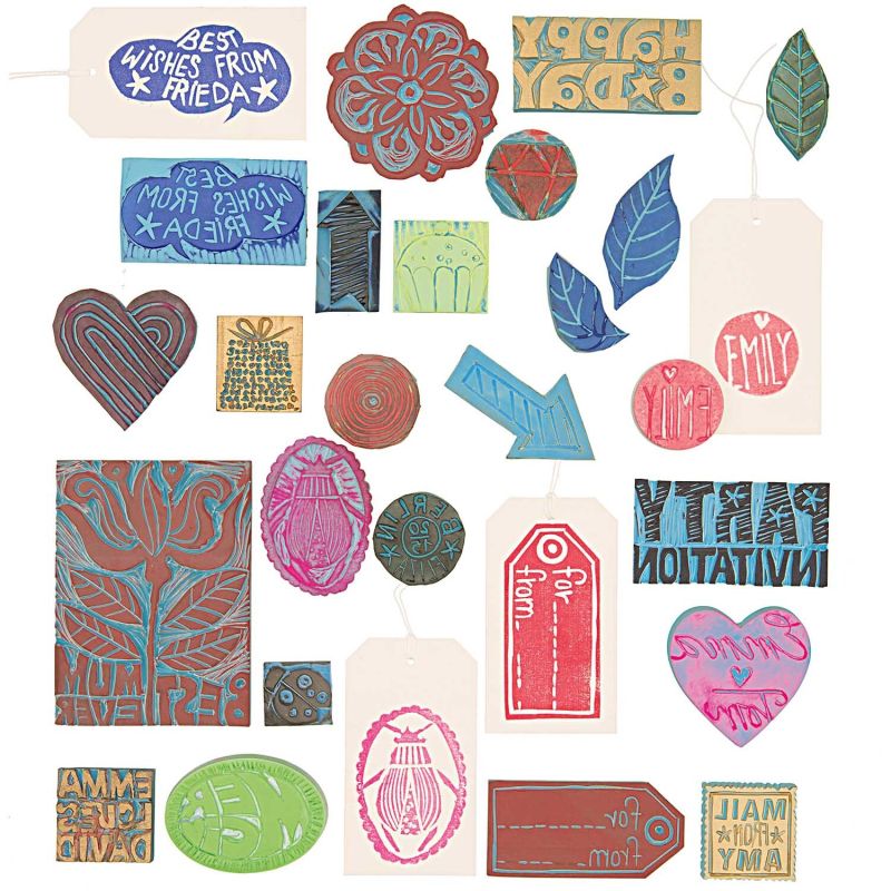 Stempel selber machen: Stempel gestalten Anleitung & Material
