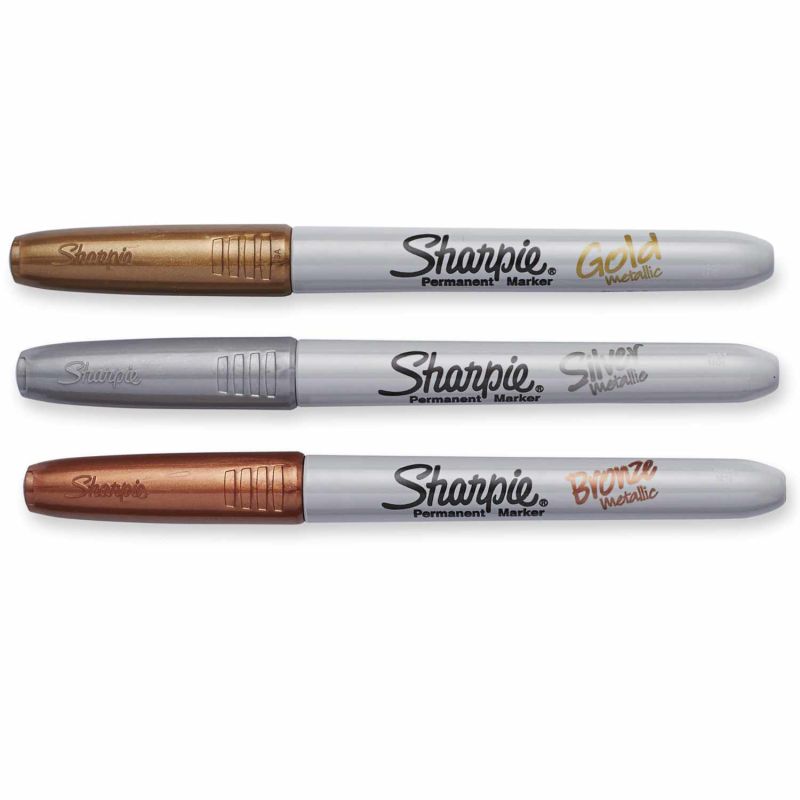 Sharpie Metallic Permanentmarker gold-silber-bronze 3 Stück günstig ...