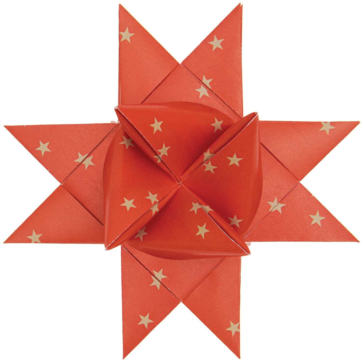 Paper Poetry Fröbelstreifen rot Sterne 60 Stück | 3467633