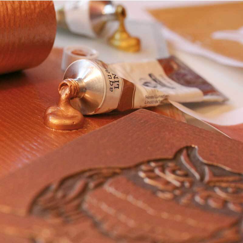 Linolschnitt & Linoldruck: Linoleum Platten & Werkzeug kaufen