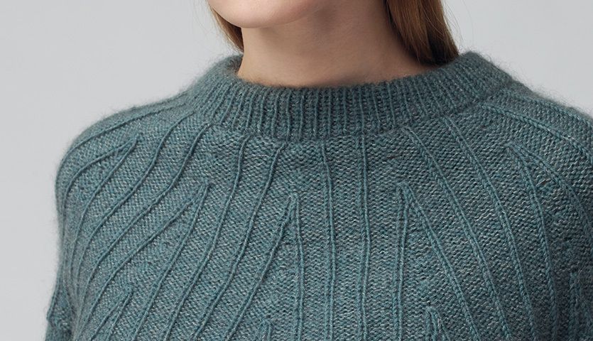 Strickanleitung Top Down Knitting Pullover günstig online kaufen