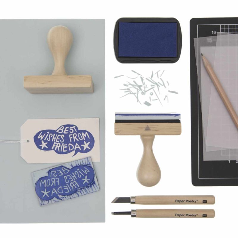 Stempel selber machen: Stempel gestalten Anleitung & Material